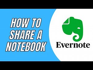 How To Share a Notebook In Evernote 2024