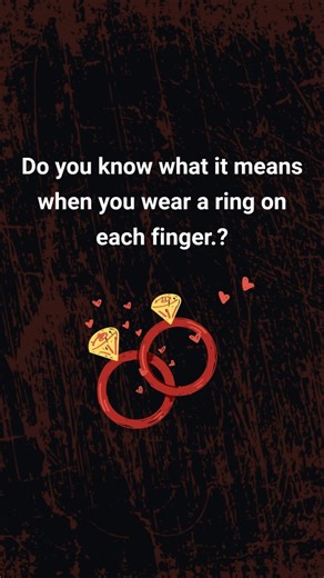 "horoscope_hive" on Instagram: "Ring Placement Guide 💍 (Left Hand Edition) Every finger tells a story. Here’s the hidden meaning behind where you wear your ring 👇✨ 💫 Pinky Finger — “Single” Represents confidence, self-love & independence. 💫 Ring Finger — “Engagement Ring” A symbol of commitment, partnership & eternal love. 💫 Middle Finger — “Dating” Reflects balance, connection & relationship status. 💫 Index Finger — “Promise Ring” Represents loyalty, ambition & meaningful promises. 👉 Sav