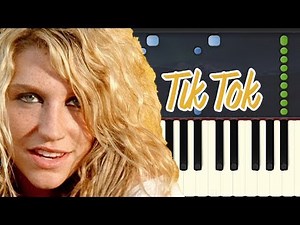 🎹 Ke$ha - TiK ToK (Piano Tutorial Synthesia)❤️♫