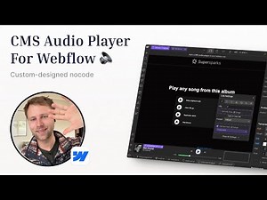 Create A CMS Audio Player In Webflow - Custom-design In Webflow.