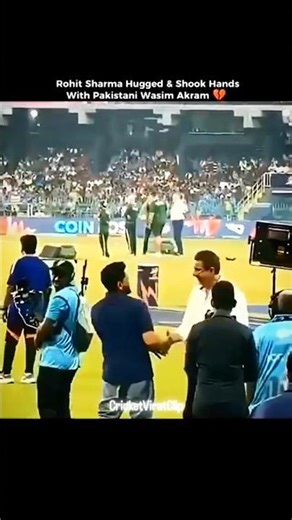 This Was Not Expected From Rohit Sharma👀 #rohitsharma #wasimakram #indiavspakistan #hitman #shorts
