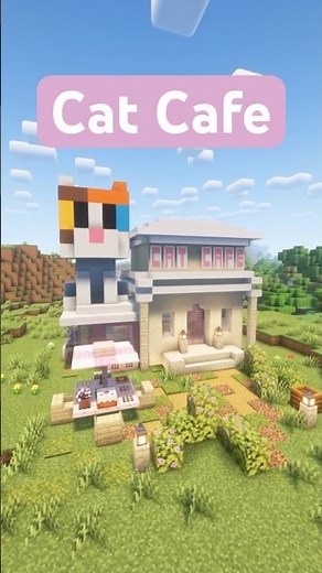 Minecraft Cat Cafe Design!