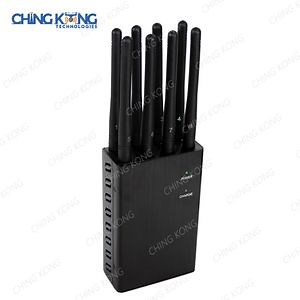 [Hot Item] Handheld 8 Antennas Mobile Phone GSM 3G 4G Wi-Fi Lojack GPS Jammer
