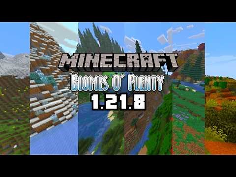 *NEW* Biomes O' Plenty Mod Update - Minecraft 1.21.8 (Mod Showcase)