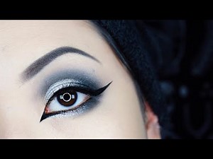 Goth Makeup | Classic Silver Smoky Eye Makeup Tutorial For Hooded Eyes 2019
