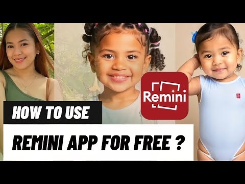 How to use Remini app for free in iPhone | Remini app tutorial | How to generate photos with REMINI