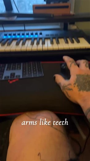 Are you normal? Or do you also hand draw a full stop-motion animated lyric video, take 800 pictures for it, and teach yourself how to use 2 video editing softwares on your guitarists’ computer on the spot all within 72 hours? @armsliketeeth_603 debut is going to be sick 🦷 | Jake Clark