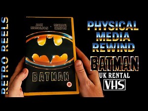 The Batman 1989 VHS That Took UK Video Stores by Storm - Physical Media Rewind