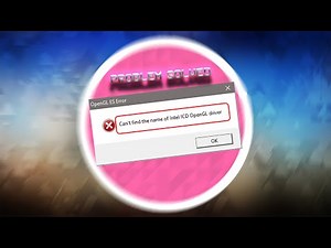 osu bug error problem (Can't find the name of intel ICD OpenGL driver)