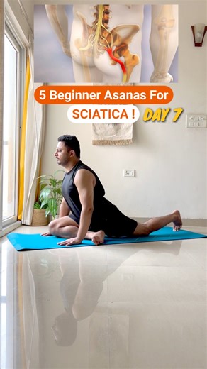 232K views · 2.4K reactions | Reduce sciatica pain with these 5 asanas #sciaticapainrelief #sciaticatreatment #backpainexercises #sciatica | Yogätmanam | Facebook