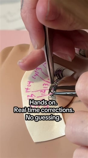 This is how I teach & why my students actually improve. I don’t just demonstrate and walk away. I watch your hands, correct your technique, and explain why. Not just what. Because confidence comes from doing, not just watching. If you’ve been nervous to learn, this is your sign 🤍