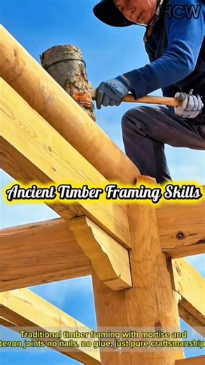 Ancient Timber Framing Skills.