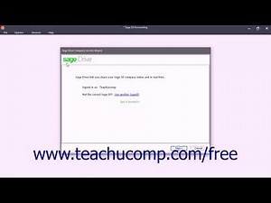 Sage 50 2019 Tutorial Downloading a Company in Sage Drive Sage Training