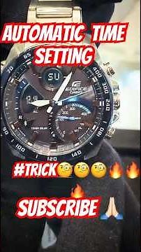 How to time setting Edifice #trending #ytshorts #casiowatch #timesetting #viral #youtubeshort