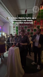 Check out lyf Malate Manila's Christmas tree made of recycled materials! It also features one of the star displays of the hotel which broke the Guinness World Record for the largest display of origami stars. | When In Manila