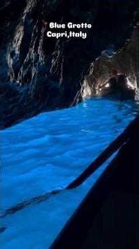 Blue grotto cave capri italy | Facts | Shorts