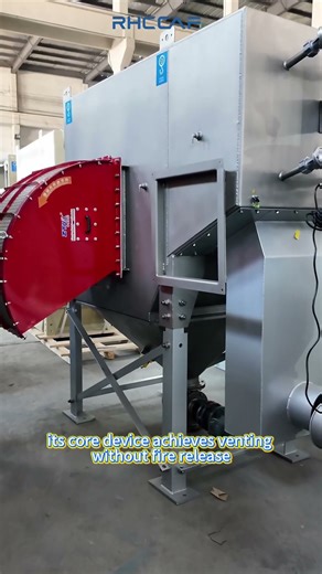 Dust Collector with Flameless Explosion Vent