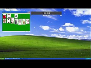 Playing Solitaire on Windows XP