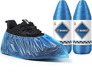 Disposable Shoe Covers, Non-Slip, Waterproof Booties – Compact Roll Design for Easy Storage, Fits Up to US Women 13 & Men 11, Perfect for Indoor Use, Real Estate Showings, Home Cleaning, etc (200 Pcs)