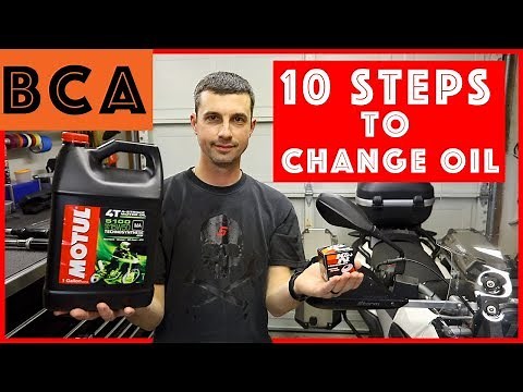 10 Steps to Change Motorcycle Oil on BMW G 650 GS