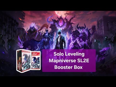 Solo Leveling Mapniverse SL2E Official Booster Box Opening Korean/English, Box 2
