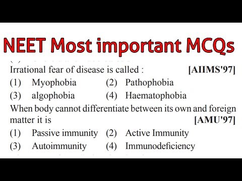 NEET || Most repeated questions || quick test NEET 2025