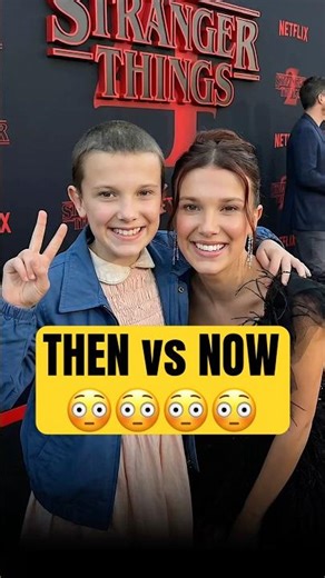 STRANGER THINGS Cast Then & Now ⏳ #shorts