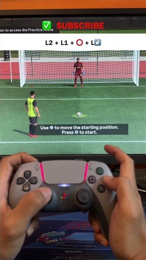 99% Penalty Tutorial in #EAFC26 #fyp #shorts #playstation