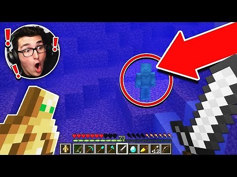 I SPAWNED BLUE STEVE IN MINECRAFT!