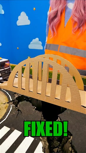 DIY Cardboard Bridge! 🌉 #craft #kids | KnowJo - Let's Learn
