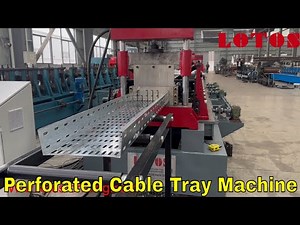 【Perforated Cable Tray Machine】: Cable tray installation | Types of cable tray
