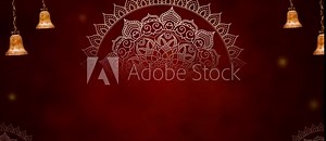 Dark Red color Devotional video Background