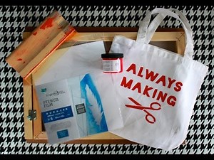 Intro to Stencil Screenprinting