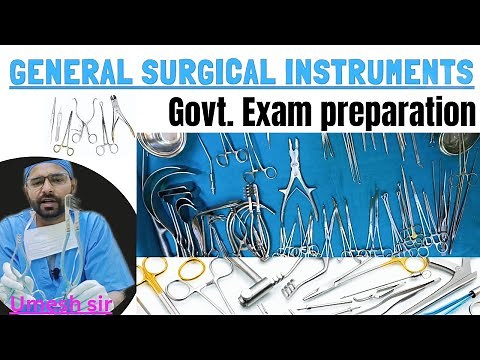 General Surgical Instruments names pictures and uses | Surgical instrument | Open surgery instrument