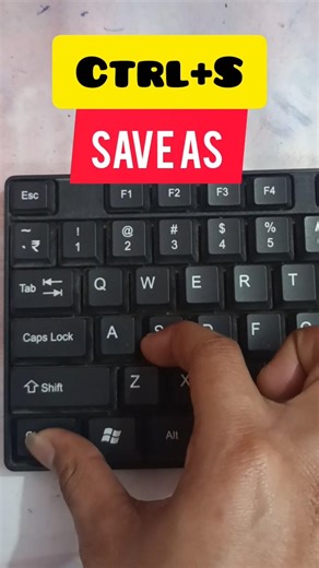 Windows Save As Shortcut key#computer #education #keyboard #shortcut