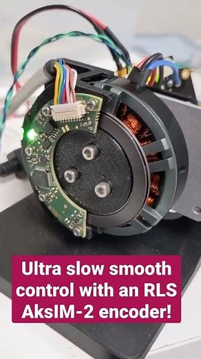 Ultra slow smooth control with moteus and an RLS AksIM-2 encoder