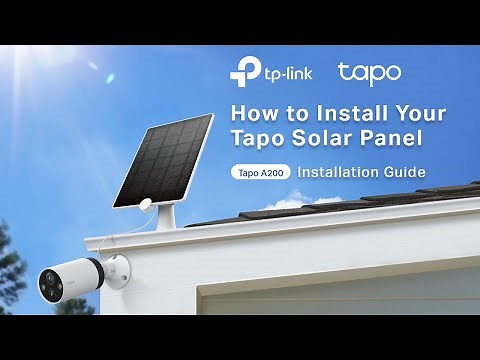 TP-Link | Tapo Guide | How to Install Your Tapo Solar Panel: Tapo A200 Installation Guide