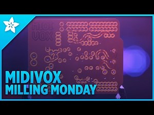 MIDIVOX #MillingMonday #adafruit #CNC @othermachine