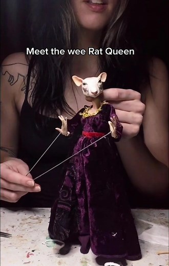 Handmade Dance Puppet Animation - Rat Queen