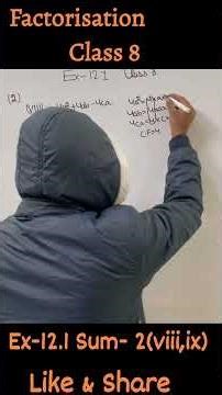 Class 8 Factorisation Exercise 12.1 Q2 (viii, ix) – Easiest Trick Ever! | NCERT | Most Important