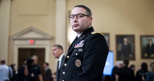 Alexander Vindman says he's become a 'never-Trumper'