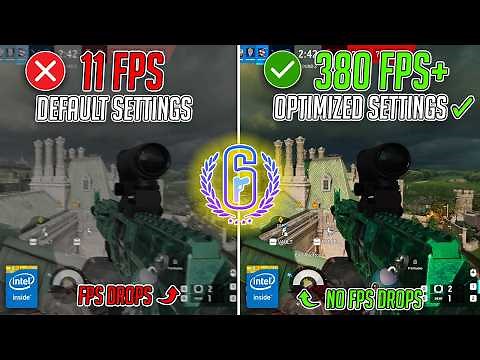 Rainbow Six Siege: Best Settings to BOOST FPS & Fix Lags on ANY PC✅
