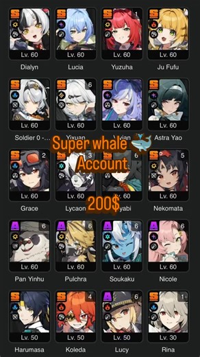 Uma_Umachi on Instagram: "Want to sell Super lucky account two M6 limit meta Xiyuan M6 Miyabi M6 All support available!! 15Ssr with 10 signature weapons All only for 200$ DM if interested #ZenlessZoneZero #ZZZGame #ZZZHoyoverse #HoYoverse #ZZZFanart #ZZZEdit #ZZZAnime"