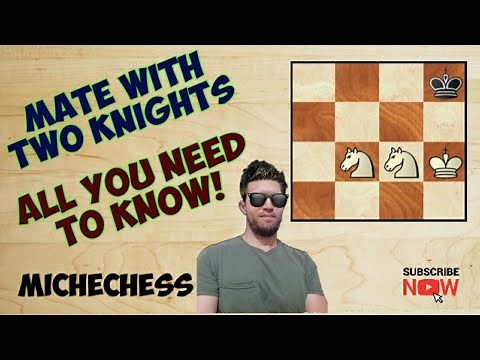 How to give CHECKMATE with Two Knights 💯 Chess Endgames