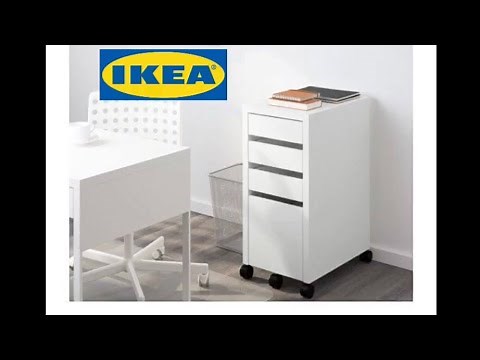 Unboxing and Installing IKEA MICKE Drawer unit/drop file storage white