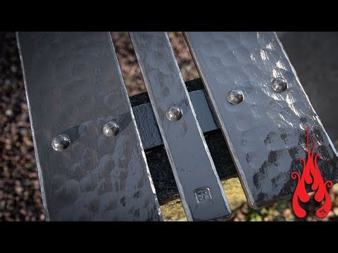 How I forged a beautiful bench seat from raw steel