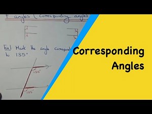 How To Spot A Corresponding Angle (Angle On Parallel Lines – AKA F Angles)