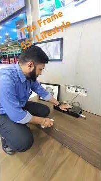 Samsung The Frame Lifestyle TV 55" QLED Technology with one connect box invisible wire connection 😀