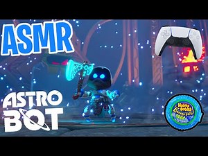 ASMR Gaming 😴 Astro Bot PS5 Relaxing Gum Chewing 🎮🎧 Controller Sounds + Whispering 💤