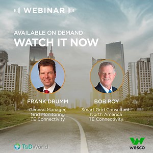 50 reactions | On November 7th our experts Frank Drumm and Bob Roy had the opportunity to lead a virtual session on T&D World brought to you in partnership with our Authorized Distributor WESCO, discussing the power of #SmartGrid solutions ⚡ Discover how technologies for fast fault location, predictive failure signaling, and enhanced operator safety asset management can dramatically reduce SAIDI, boost #GridReliability, and save both time and money. | TE Connectivity | Facebook